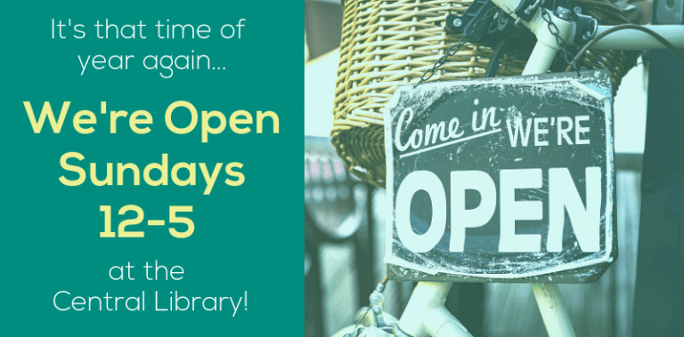 Central Library Open Sundays – Springfield City Library