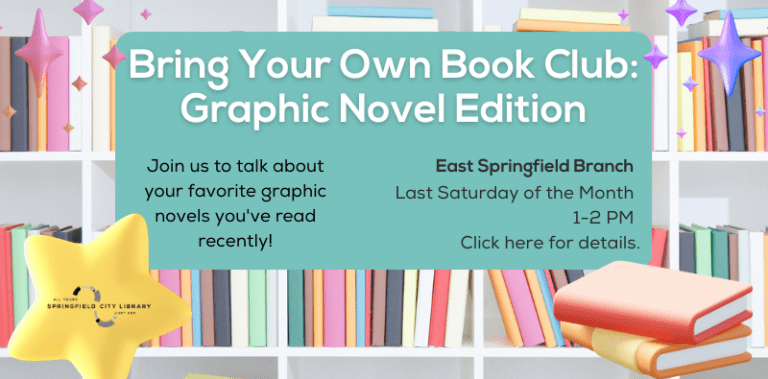 Bring Your Own Book Club slider – Springfield City Library